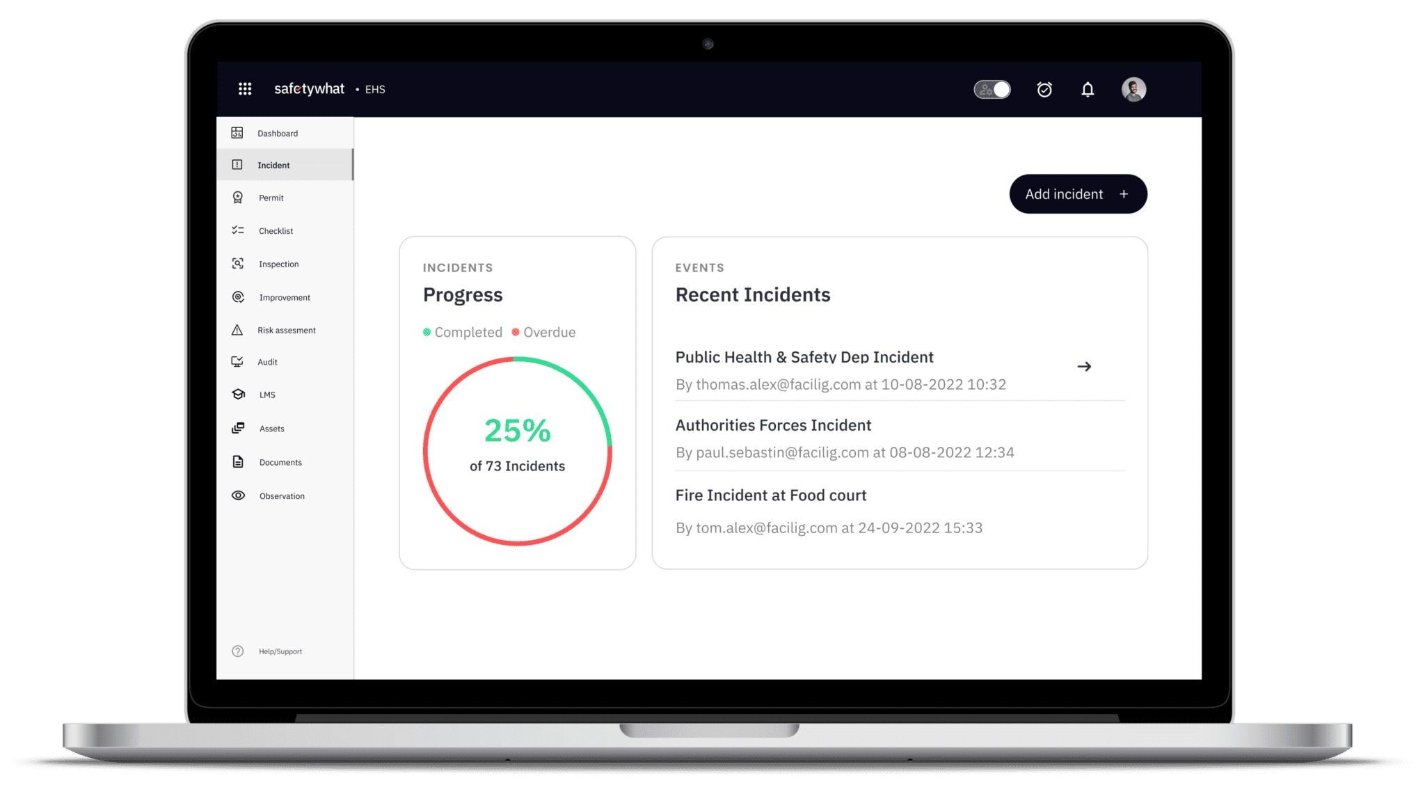 EHS incident software – SafetyWhat