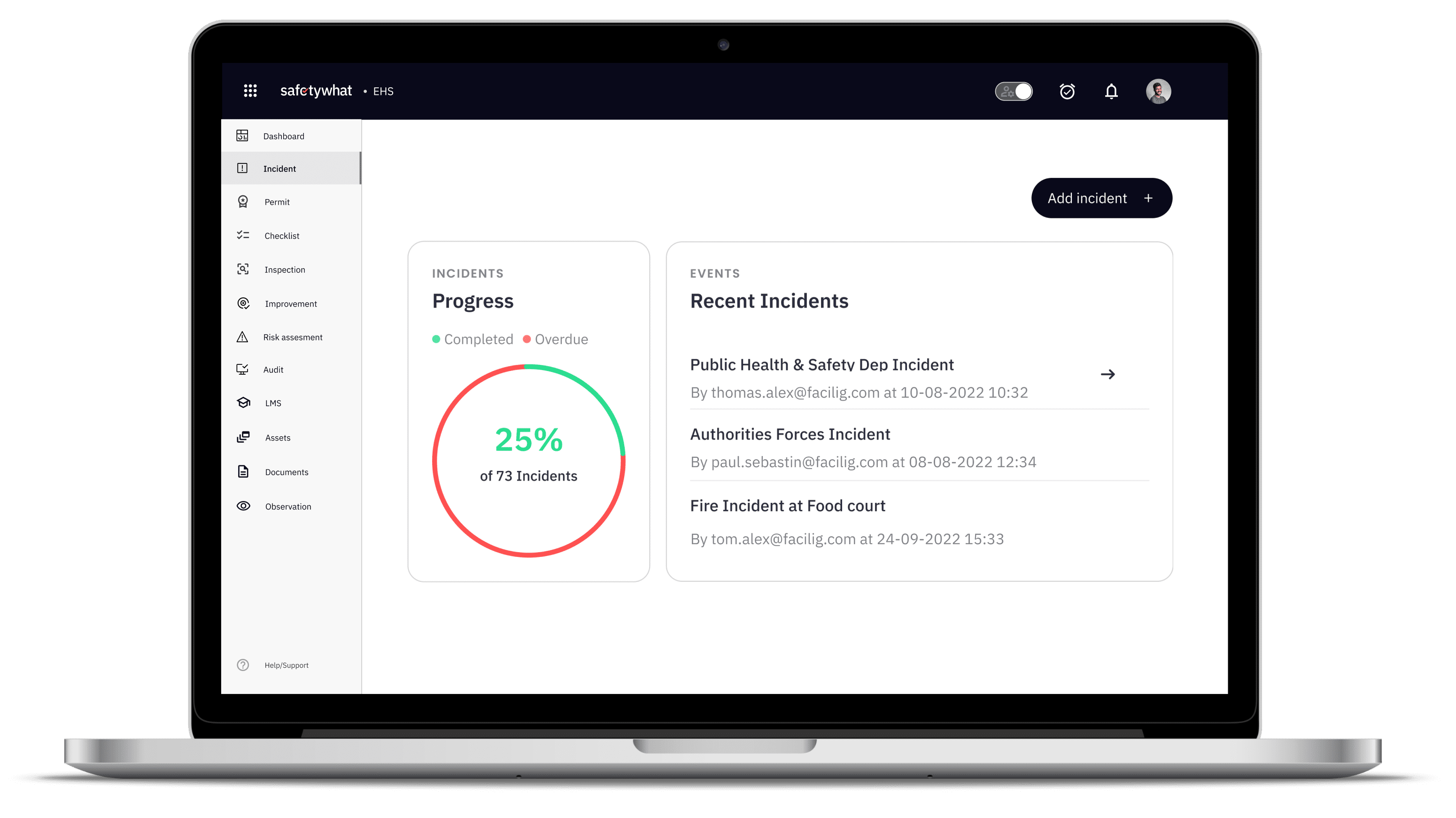 EHS incident software – SafetyWhat